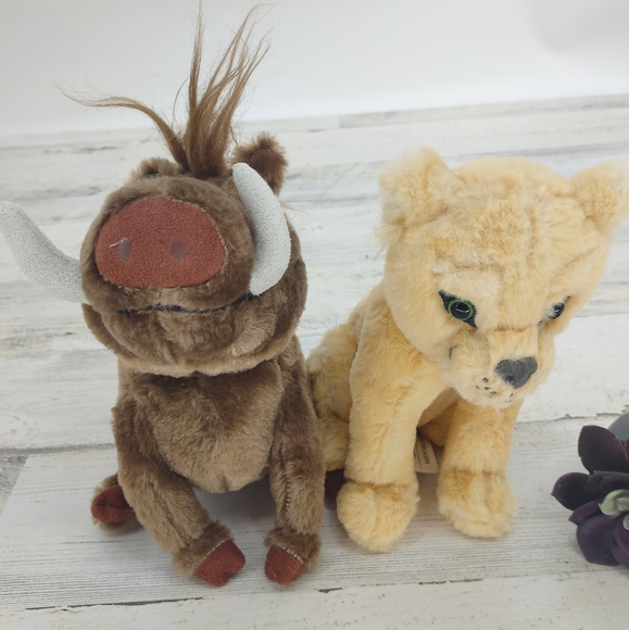 Disney | Toys | Disney The Lion King Simba And Puma Stuffed Animals ...